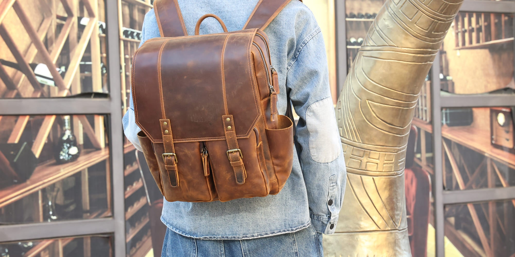 Brown Leather Backpacks – The Real Leather Co.