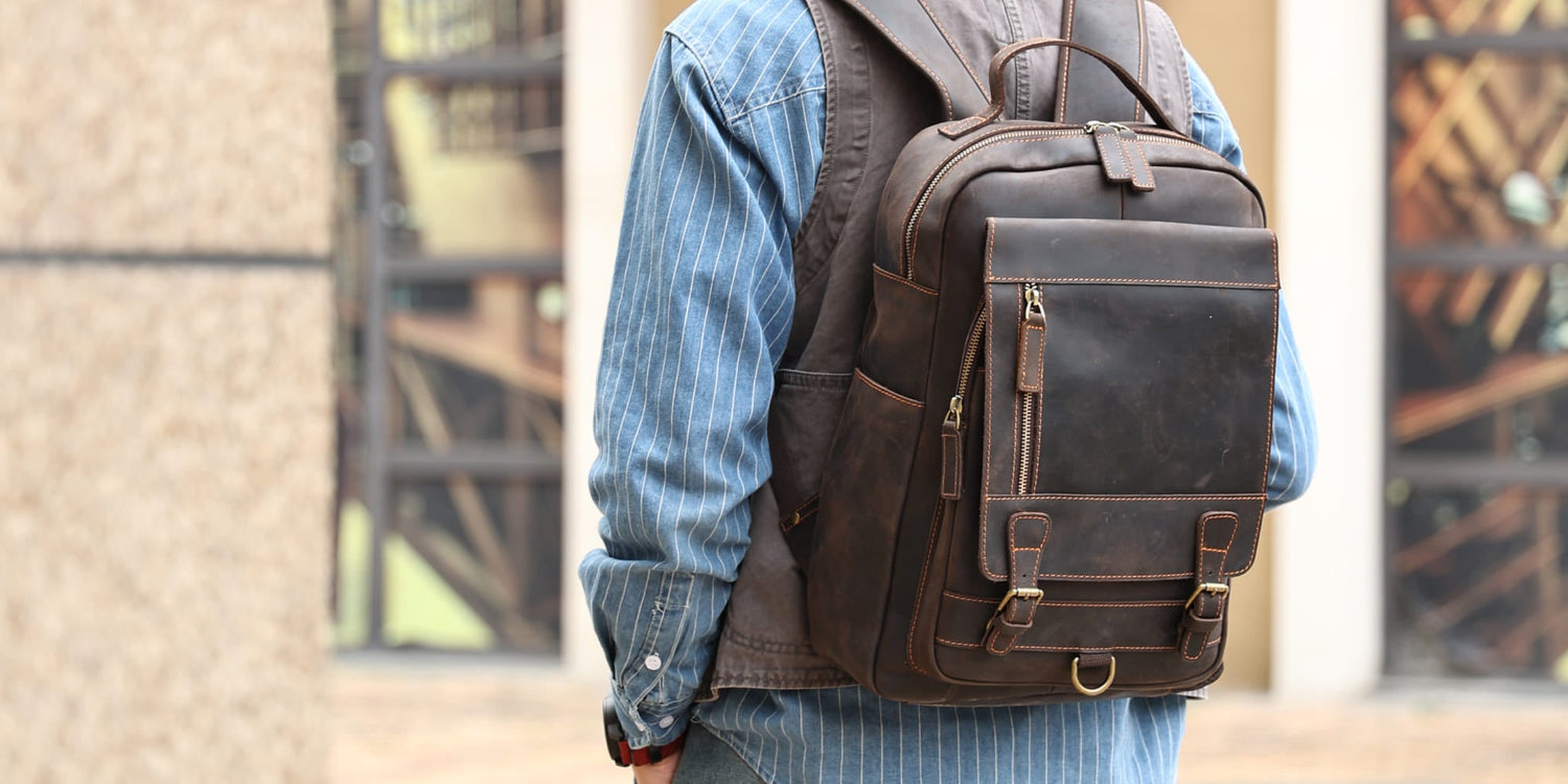 Small Leather Backpacks – The Real Leather Co.