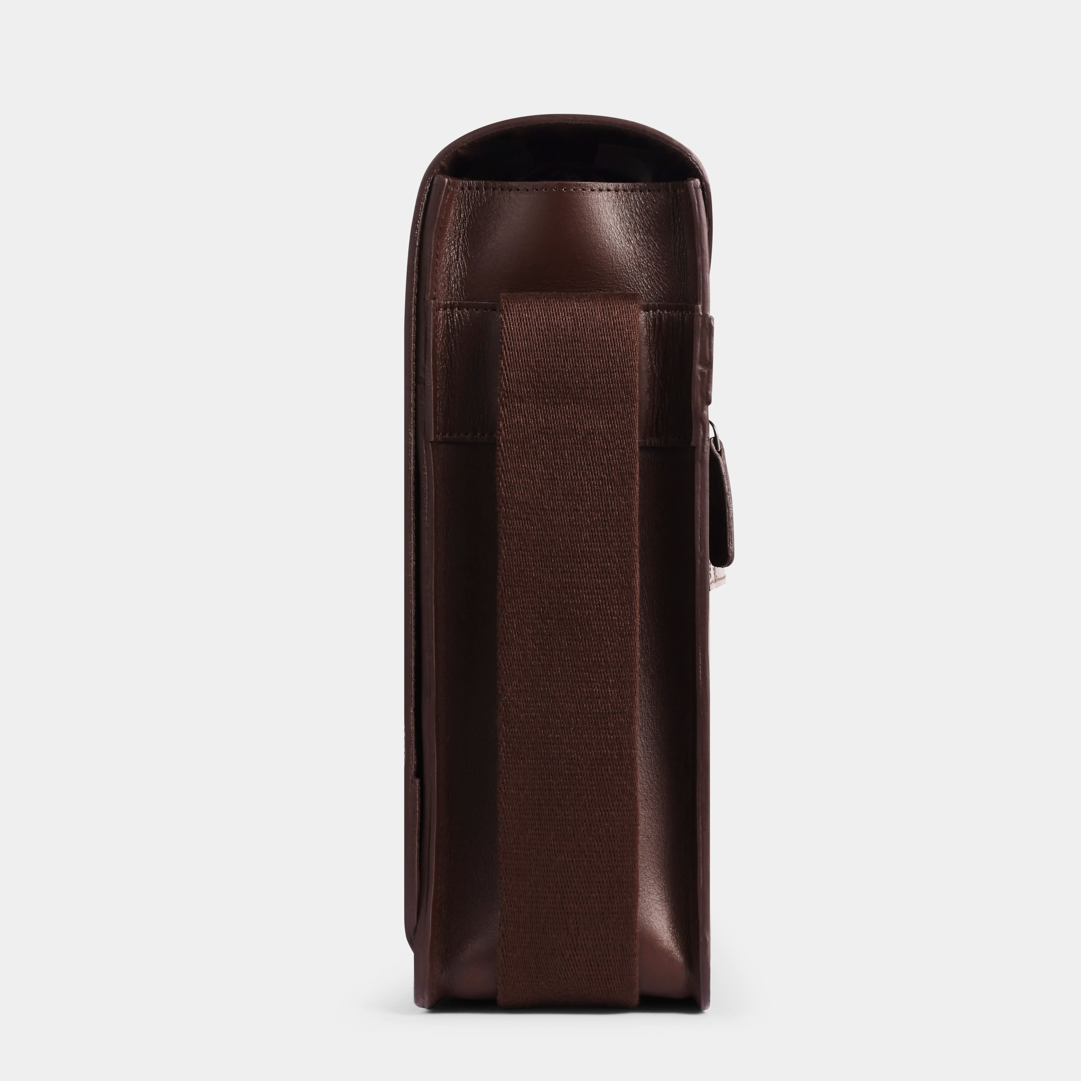 The Herald | Leather Messenger Satchel Bag for Men – The Real Leather Co.