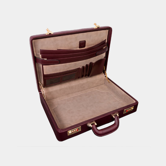 Slim Small Attaché Case – The Real Leather Co.