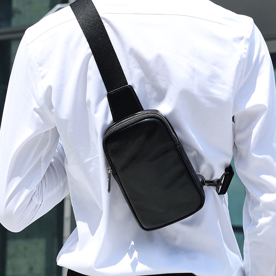 Leather Crossbody Bags for Men – The Real Leather Co.