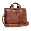 The Skyler | Leather Laptop Briefcase for Men – The Real Leather Company