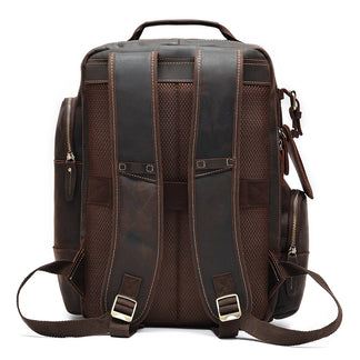 Brown Leather Laptop Backpack for Work for Men – The Real Leather Company